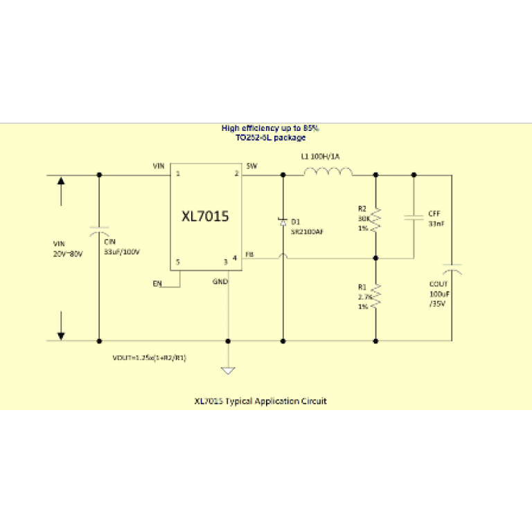 XL-7015 Step Down DC/DC Converter 5V-80V | Rhoelect